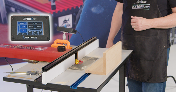 SHARK RS1000 PRO® Router Lift and Fence | Next Wave CNC