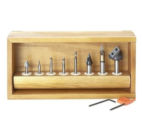 8-PC AMANA CNC SIGNMAKING STARTER ROUTER BIT SET - INDUSTRIAL ...