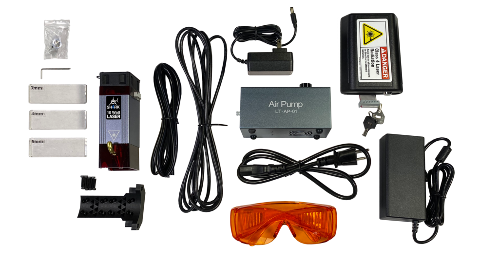10-Watt Solid State Laser Kit for Shark CNCs